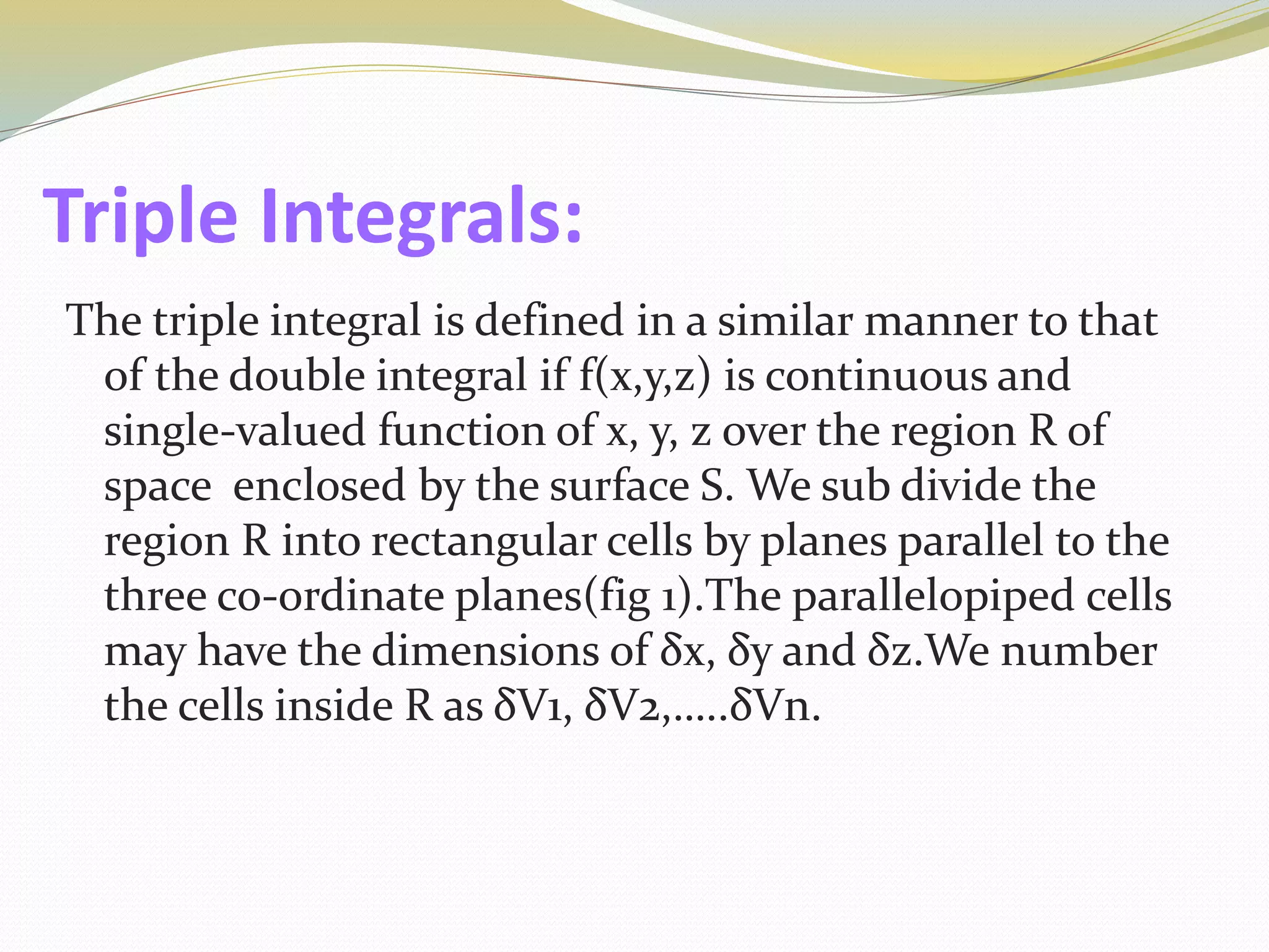 triple integrals.pdf | Physics | Science