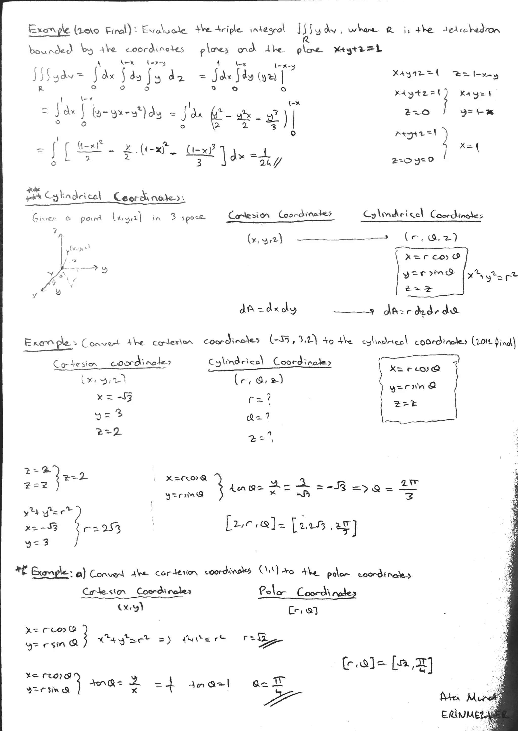 Triple Integrals | PDF