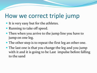 Triple jump | PPTX