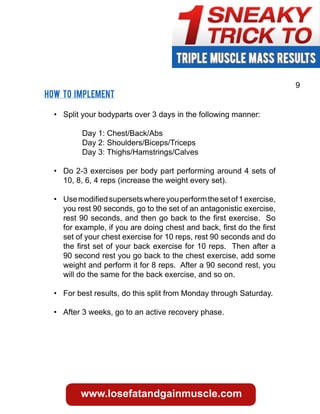 Triplemusclemass | PDF
