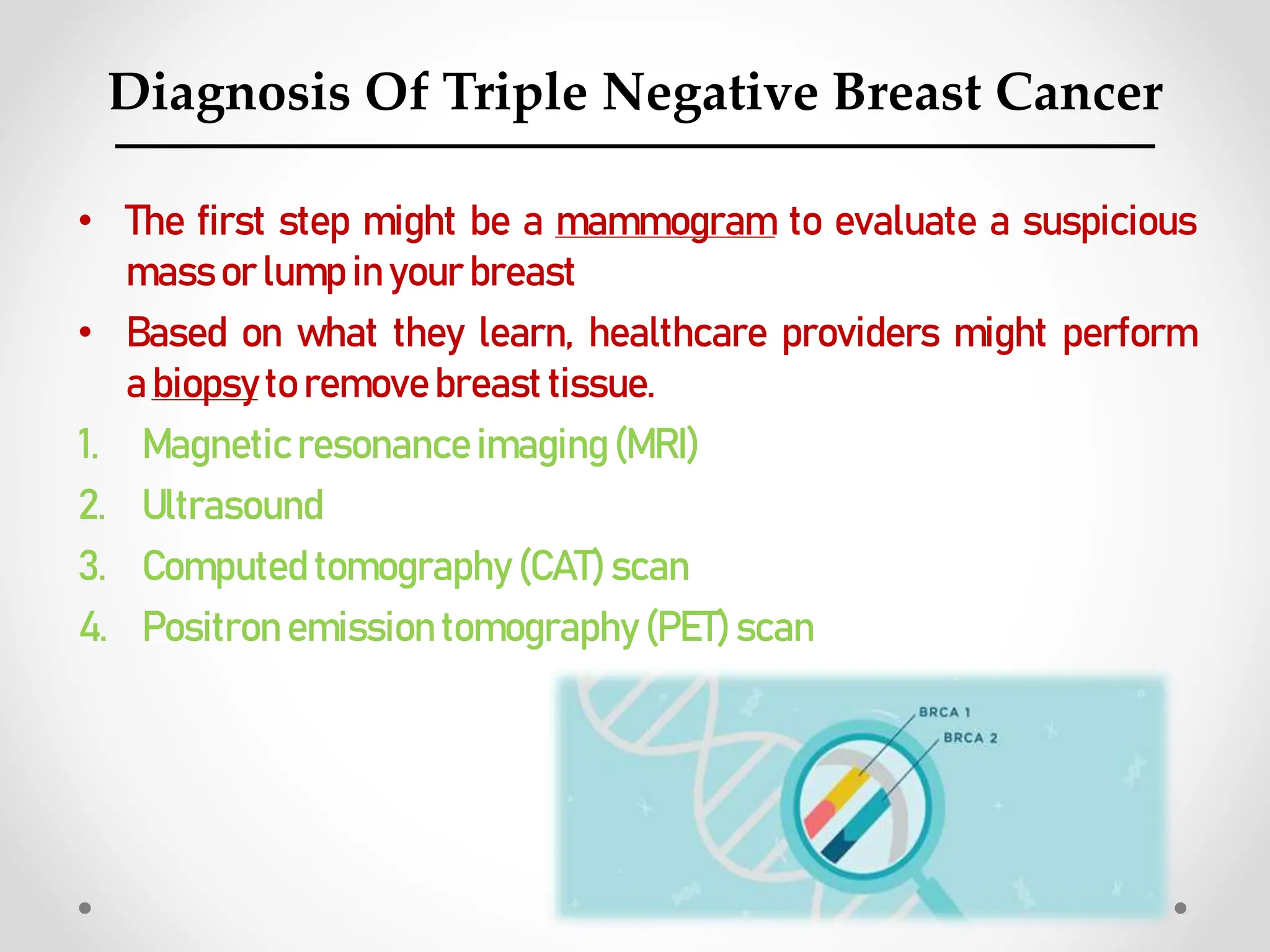 Triple Negative Breast Cancer (TNBC).pptx | Cancer | Diseases and ...
