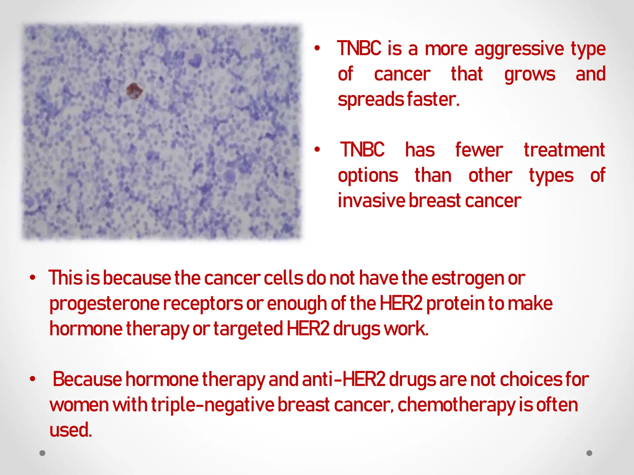 Triple Negative Breast Cancer (TNBC).pptx | Cancer | Diseases and ...