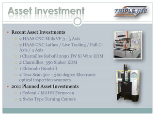 Triple Incorporated | PDF