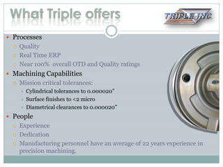 Triple Incorporated | PDF