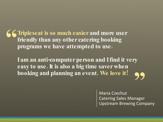 Tripleseat Software Presentation | PPT