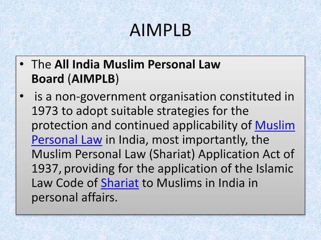 Triple talaq in india | PPTX | Islam | Religion & Spirituality