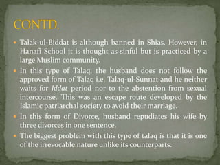 Triple Talaq in relation to Jurisprudence | PPT