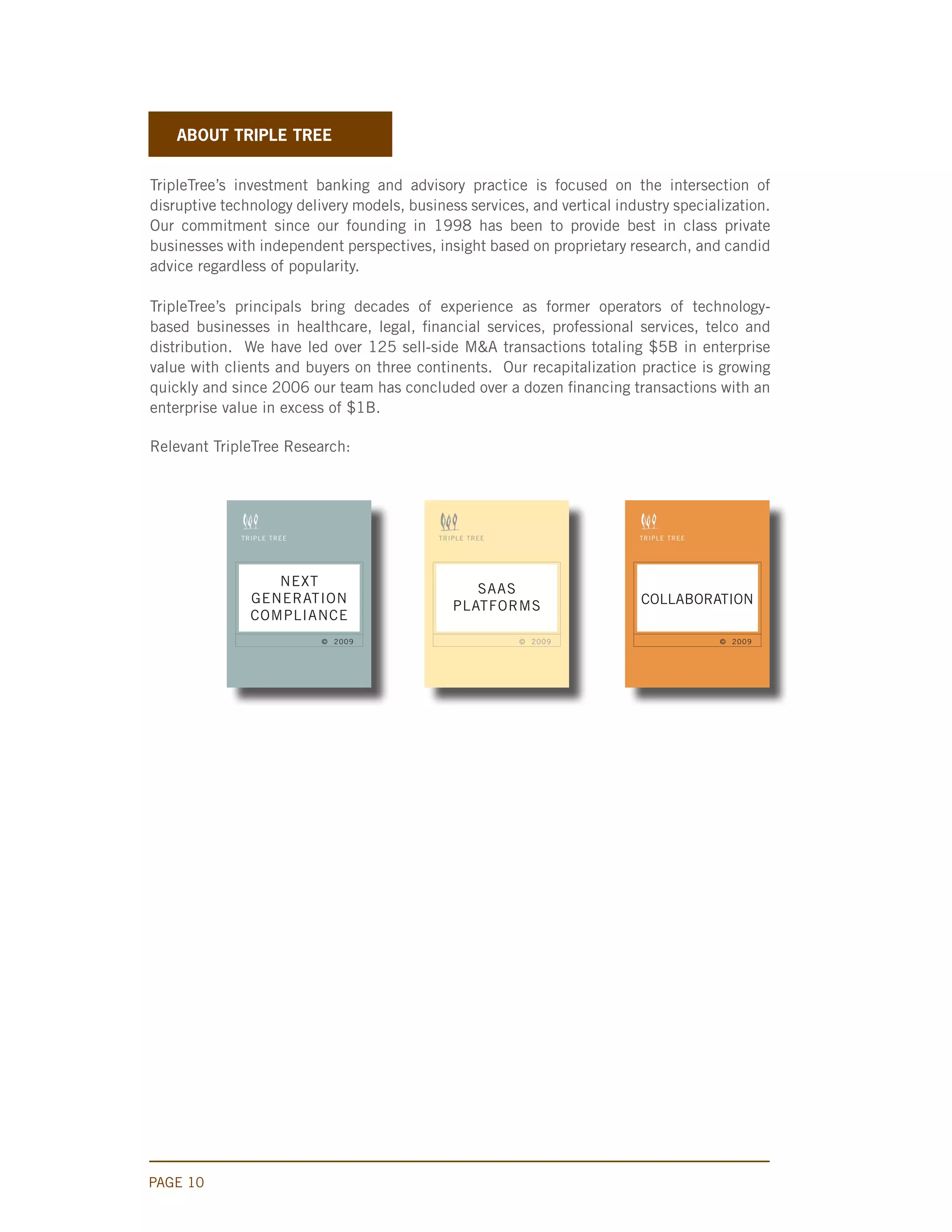 TripleTree eDiscovery | PDF