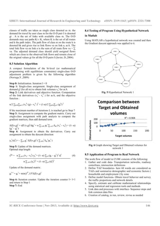 Trip matrix estimation from traffic counts using cube | PDF