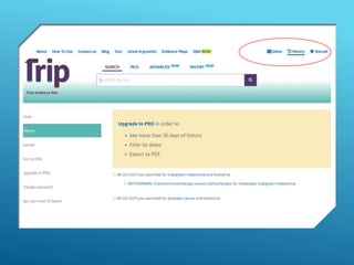 Evidence Based Medicine Master degree Course (Lecture 4): Searching ...