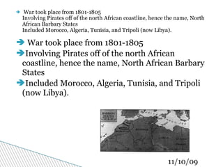 Tripolitan War Power Point | PPT