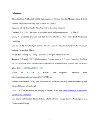 Tripping in manual | PDF