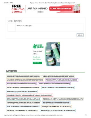 Tripping Balls in Virtual Reality - Can VR Simulate a Psychedelic Trip ...