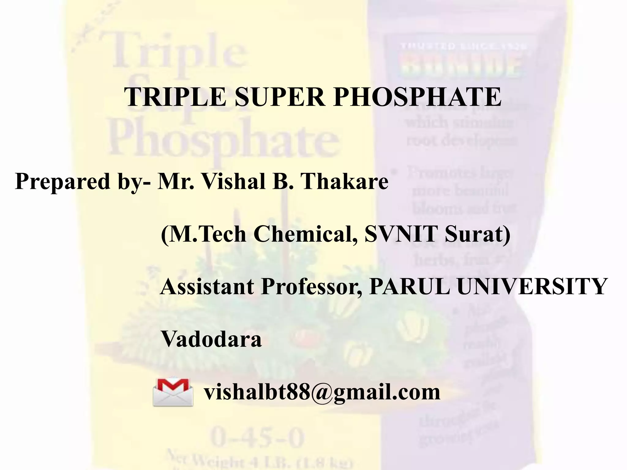 Triple super phosphate | PPTX