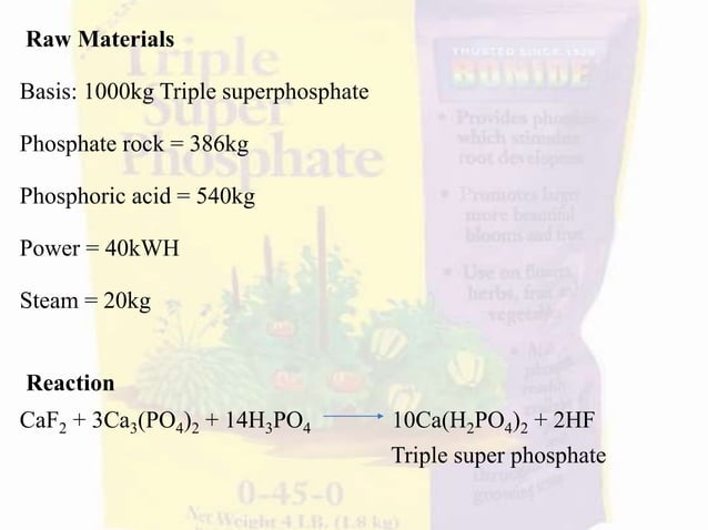 Triple super phosphate | PPTX | Chemistry | Science