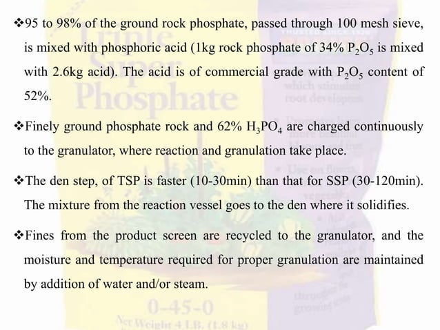 Triple super phosphate | PPTX | Chemistry | Science