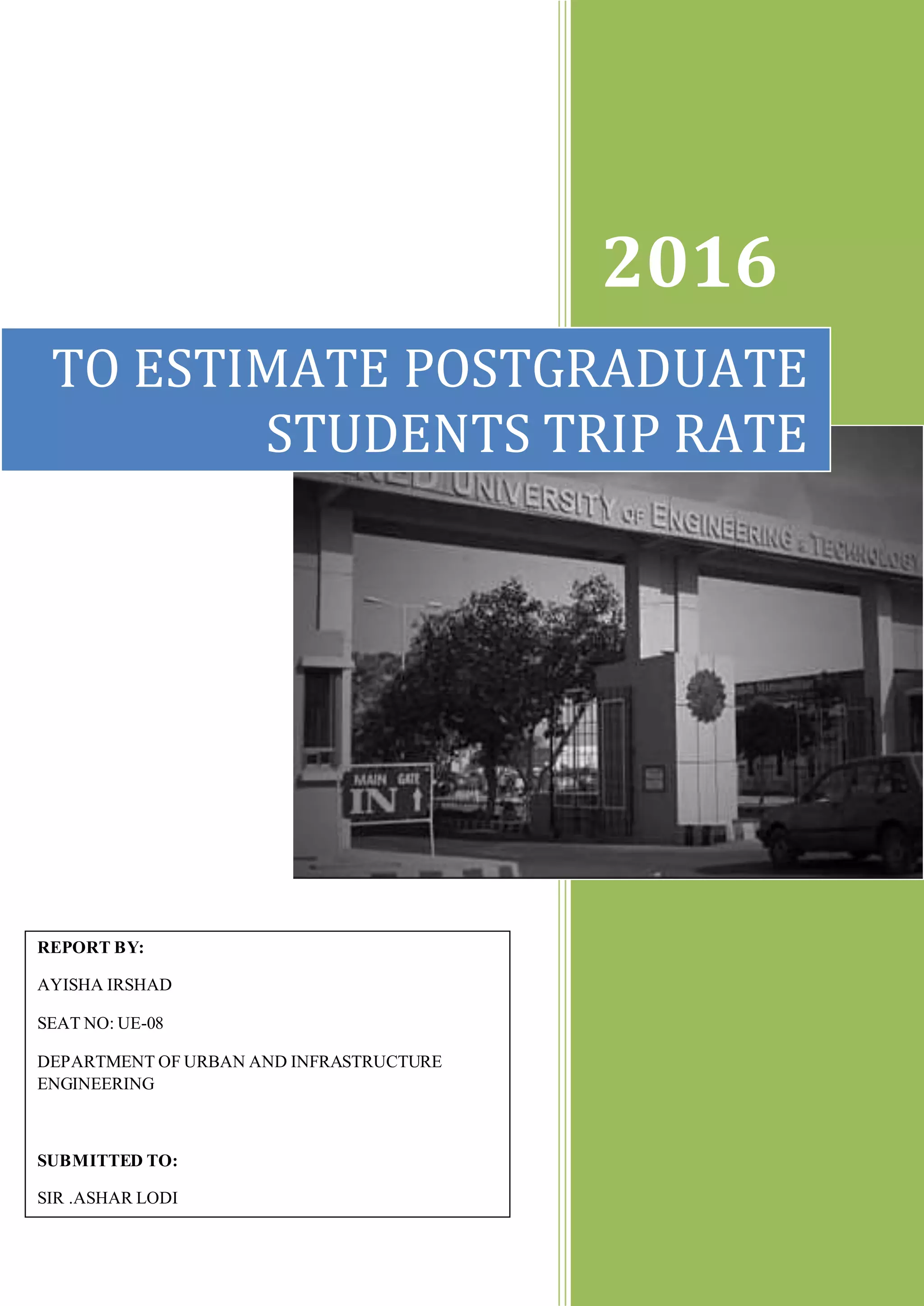 Trip rate calculations | DOCX