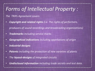 TRIPs agreement - WTO | PPTX