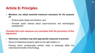 TRIPS Agreement (Part-1) | PPTX