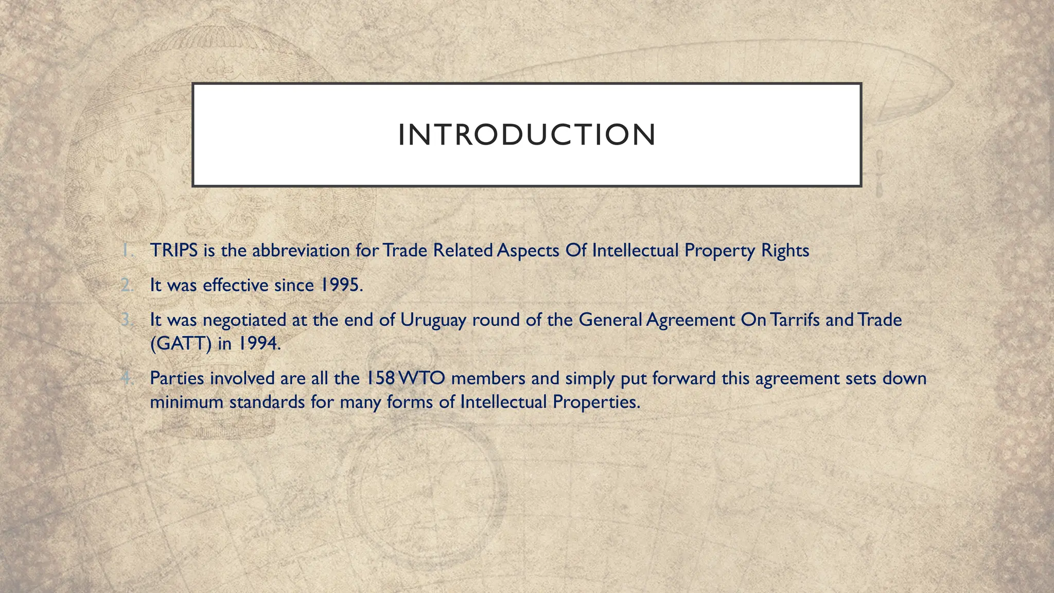 Trips agreement varsha science and use of | PPTX