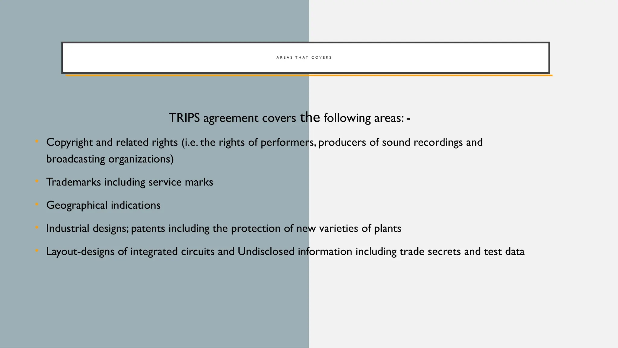 Trips agreement varsha science and use of | PPTX
