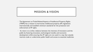 Trips agreement varsha science and use of | PPTX