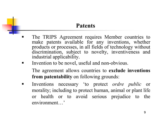 TRIPS ppt | PPTX