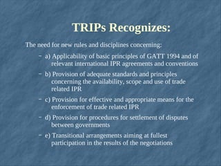 TRIPs Treaty and Computer Programs | PDF
