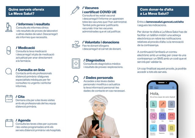 Triptic La Meva Salut (Generalitat de Catalunya) | PPT