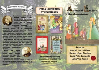 Triptic germans grimm | PPT