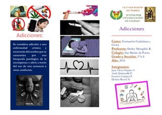 Triptico de Adicciones | PPT