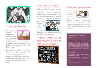 Triptico de Adicciones | PPT