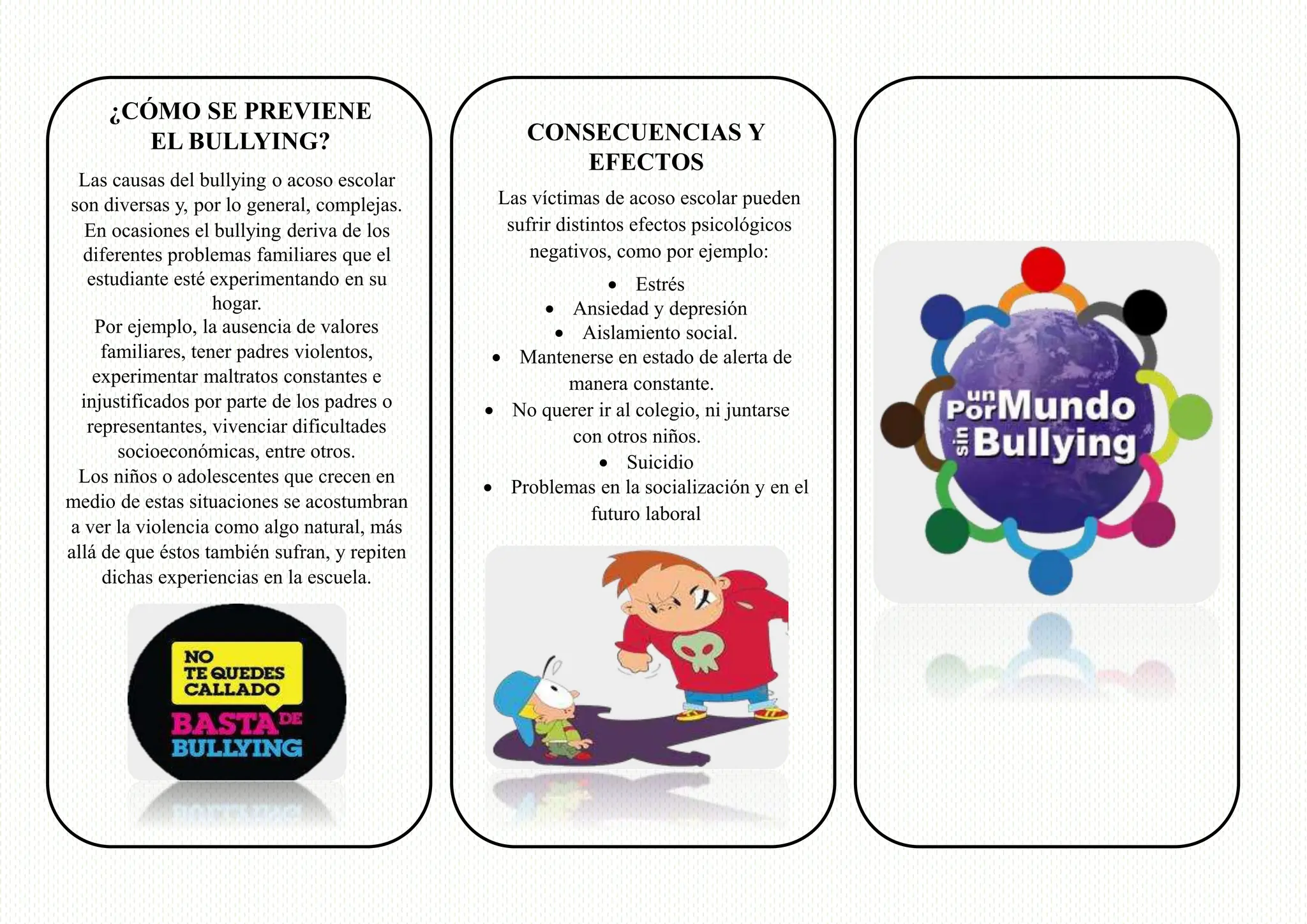 Triptico-del-Bullying-pdf para tener una idea | PPTX