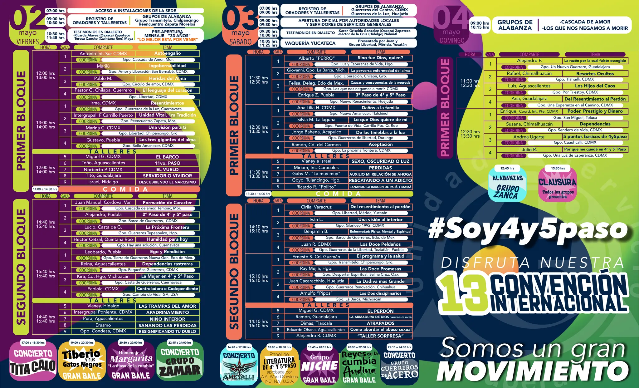 TRIPTICO CONVENCION 2025 de 4 y 5 paso especifico | PDF