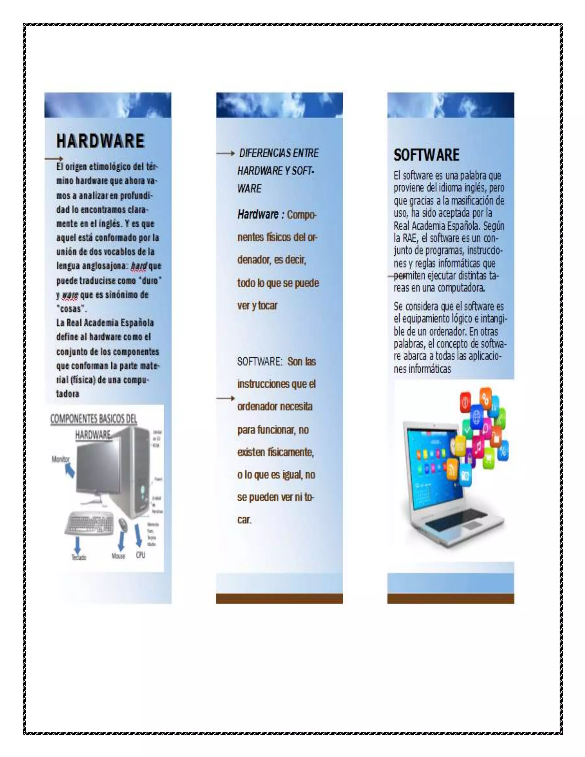 Triptico de hardware y software 123 ax | DOCX