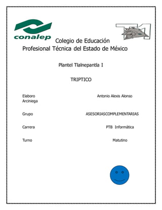 Triptico de hardware y software 123 ax | DOCX