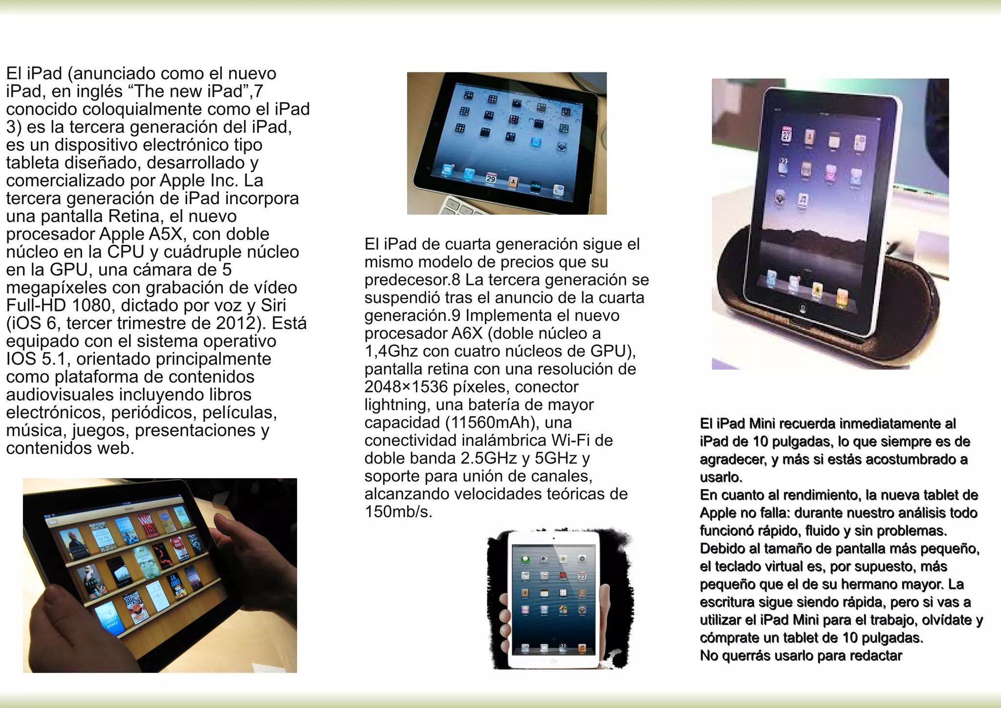 Triptico de ipad | PDF