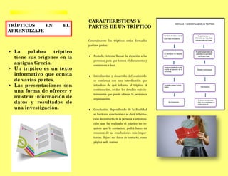 Tríptico de tríptico y presentaciones eee | PDF