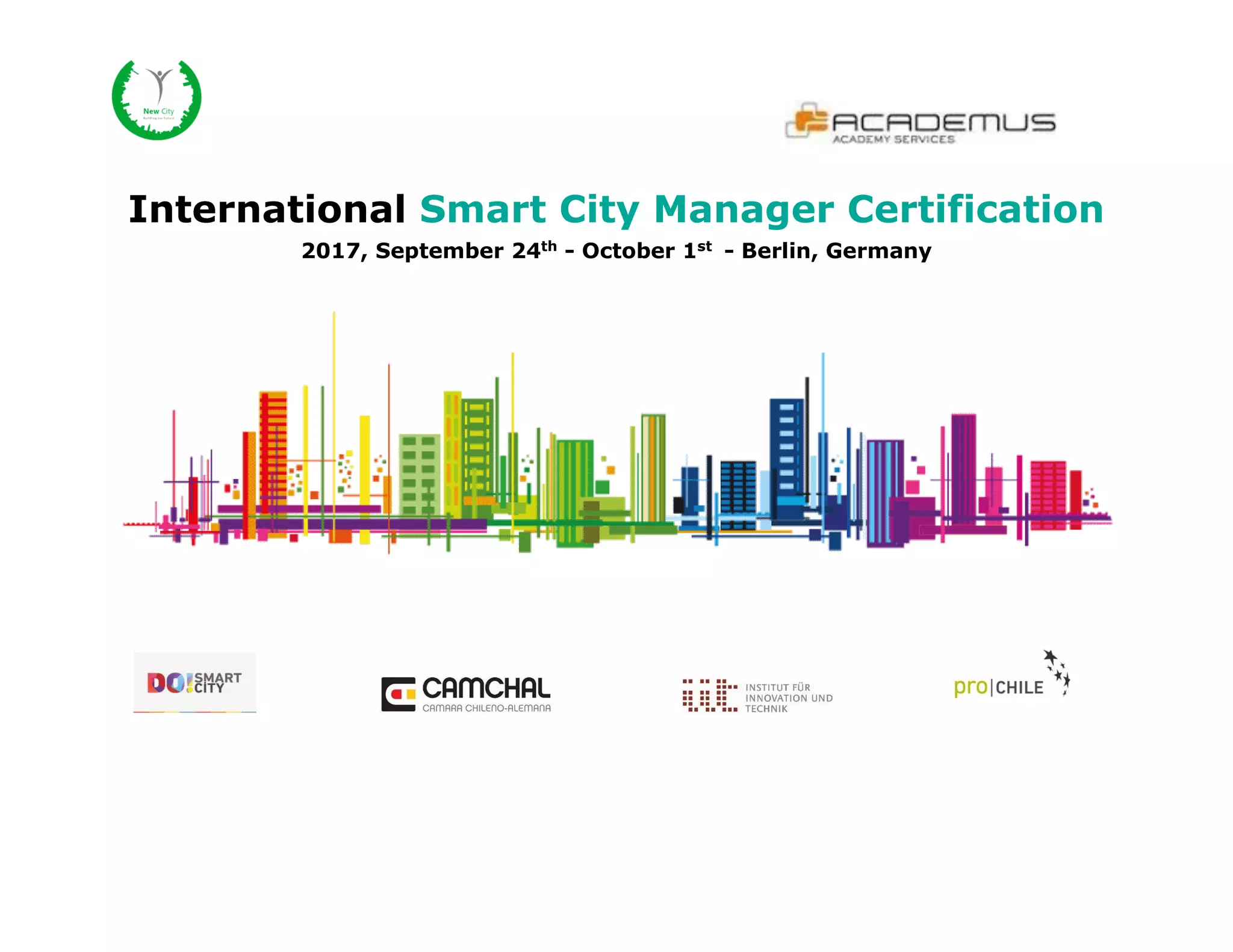 Smart City Manager Certified Program | PPT