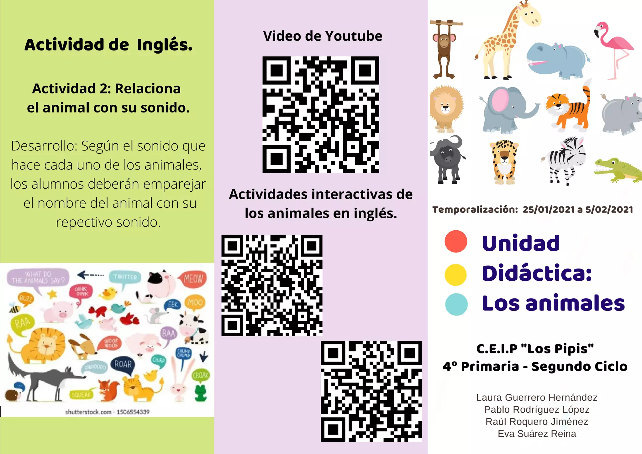 Triptico ingles (1) | PDF