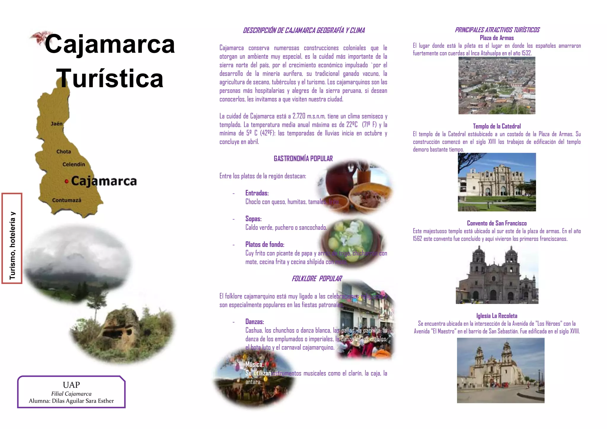 Triptico turistico | PPT