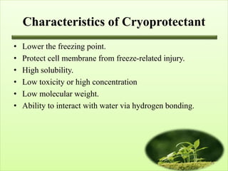 Cryopreservation | PPTX