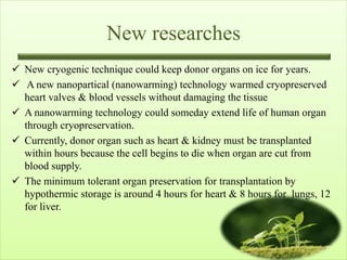 Cryopreservation | PPTX