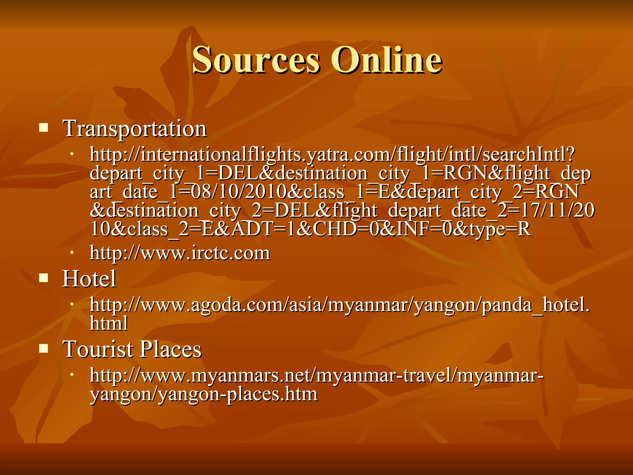 Trip to yangon, myanmar | PPT