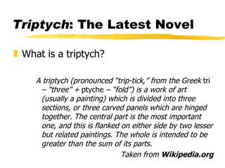 TRIPTYCH Presentation | PPT