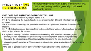 Inbreeding Depression: Understanding the Genetic Consequences | PPTX