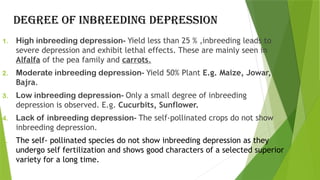 Inbreeding Depression: Understanding the Genetic Consequences | PPTX