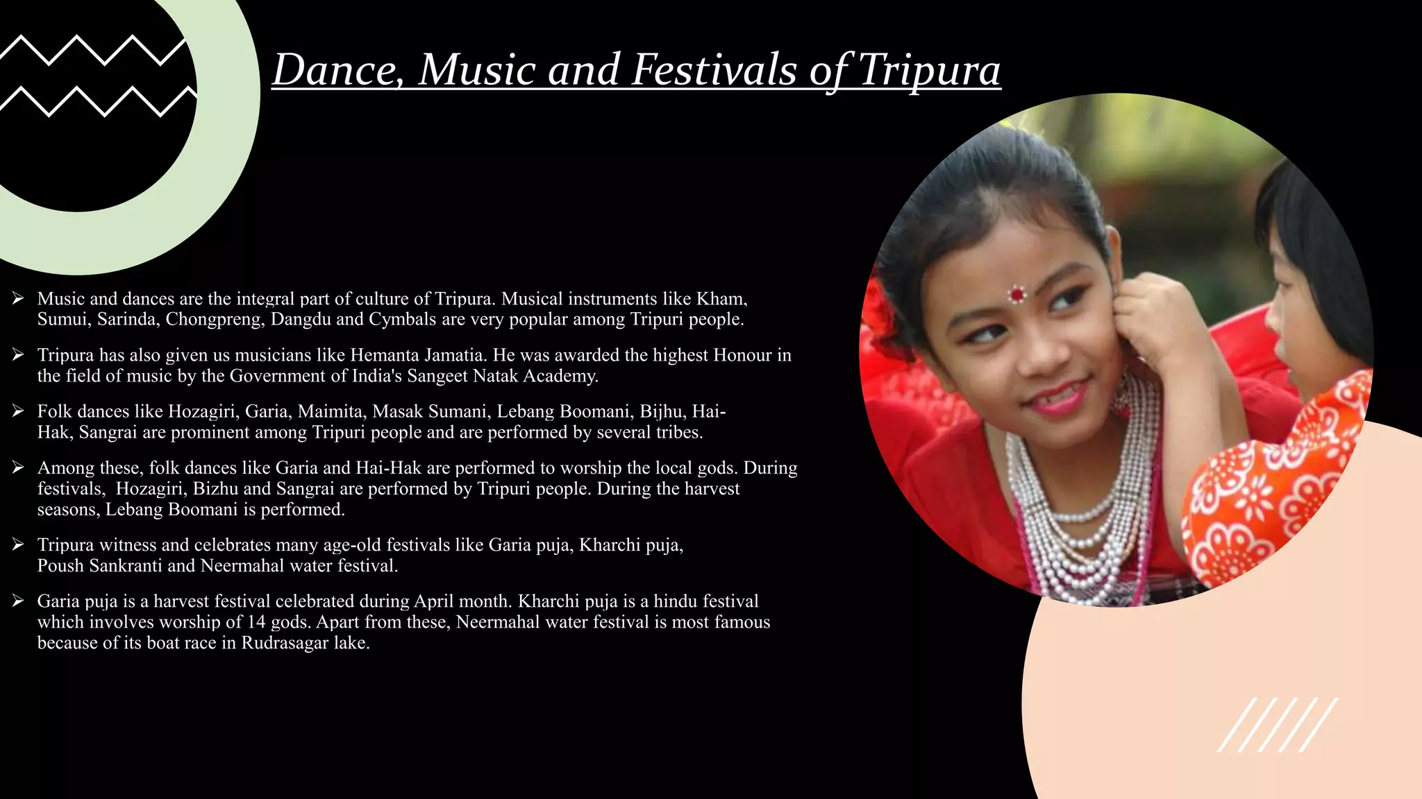 Tripura abode of art and culture | PPTX