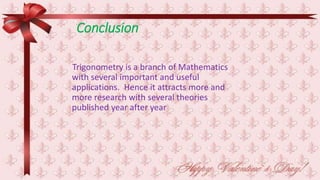 trigonometry and application | PPTX