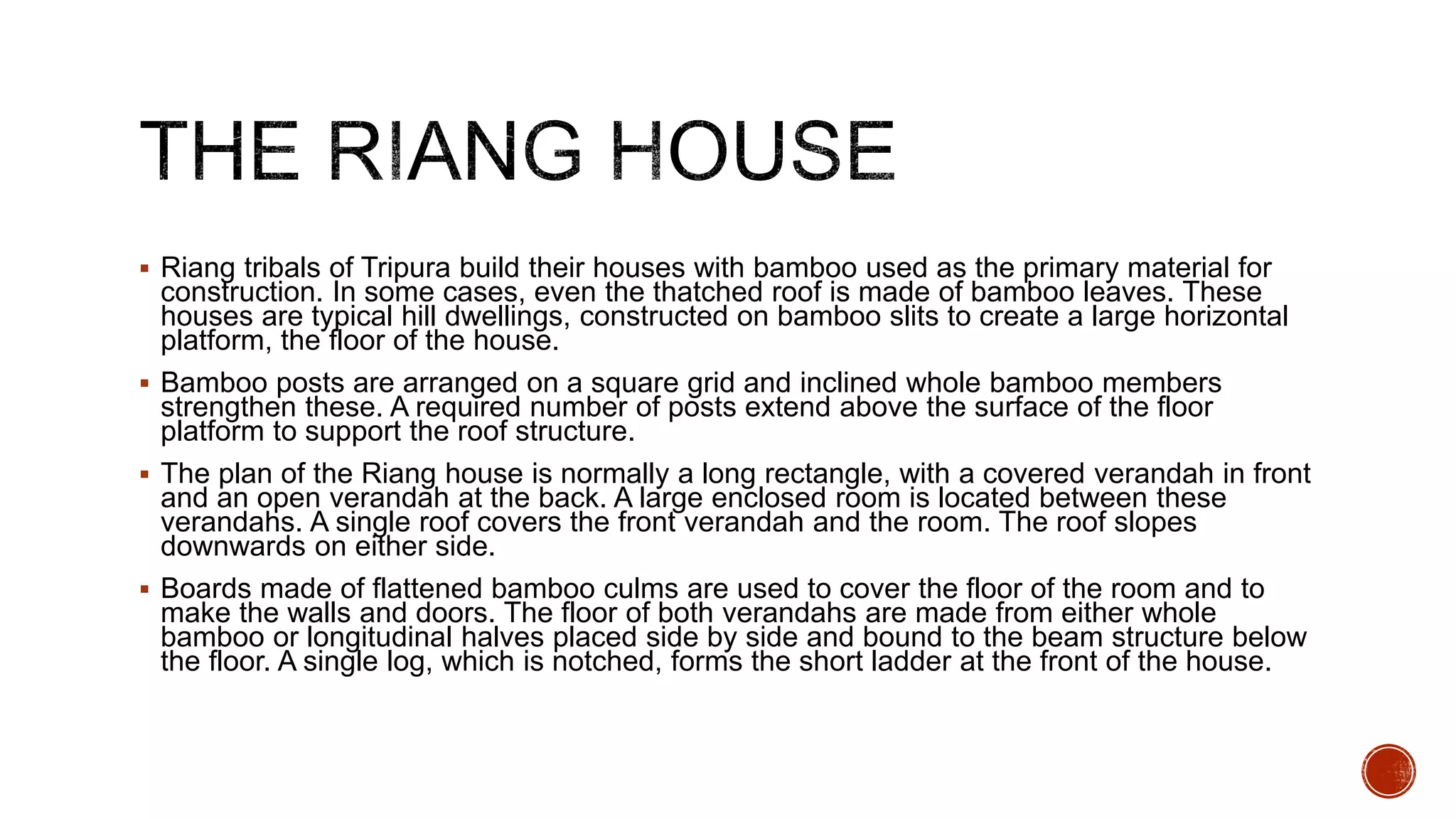 Tripura vernacular architecture | PPTX